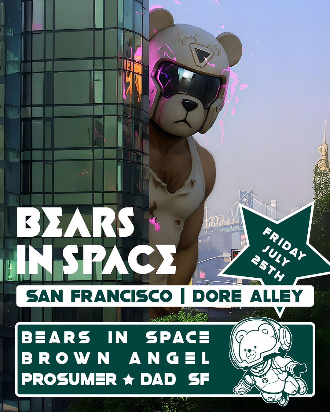 Bears In Space: Dore Alley Edition in San Francisco at Public