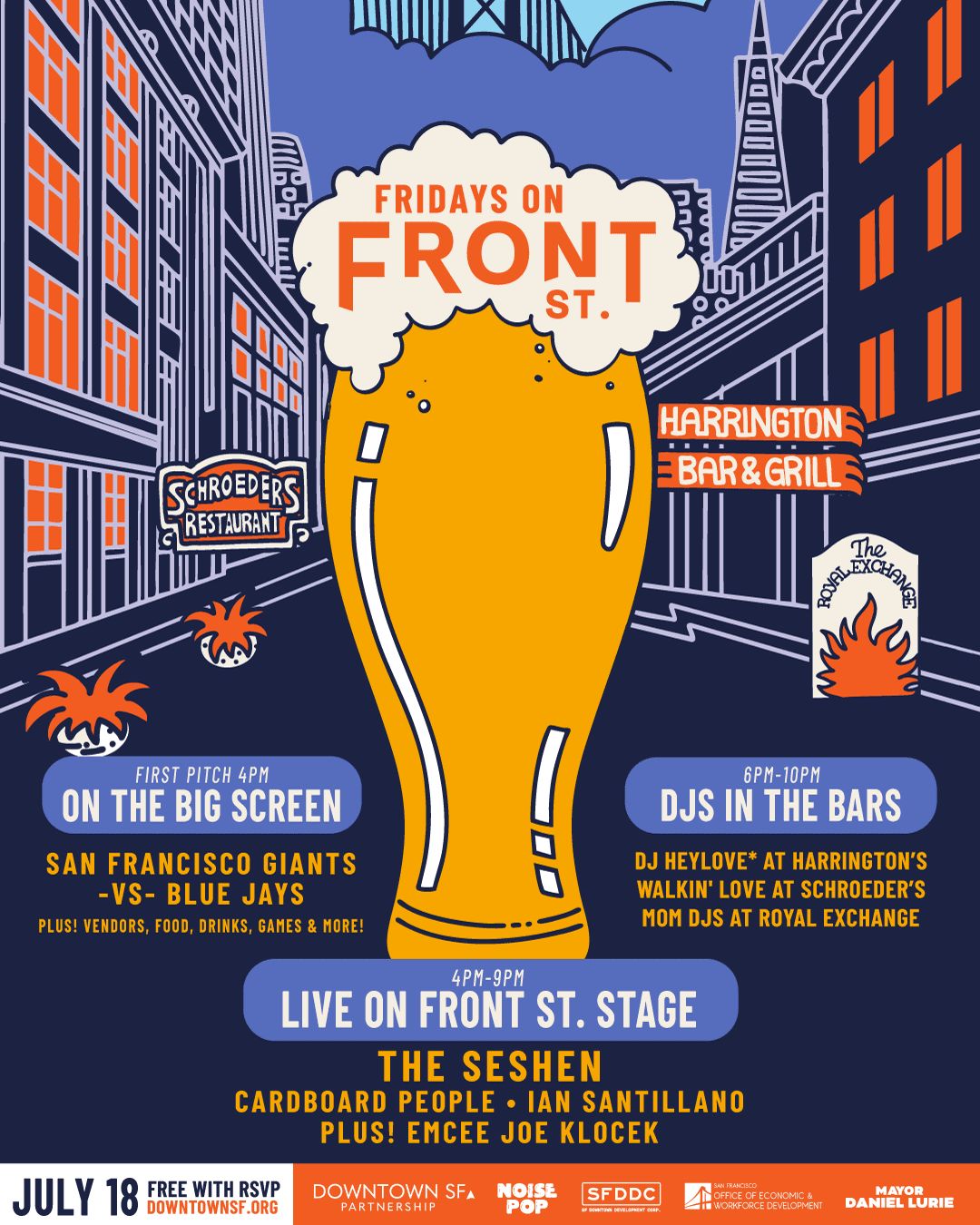 Fridays on Front St. in San Francisco at Front Street