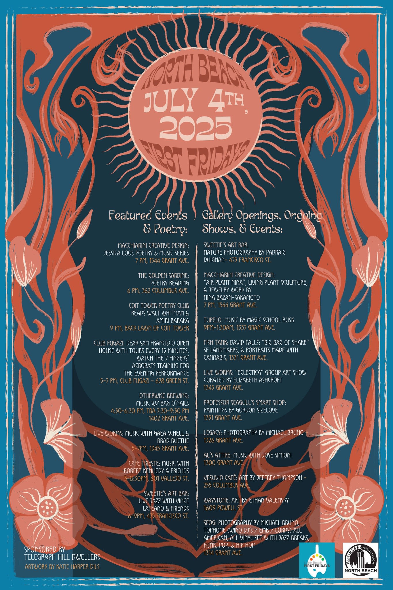 North Beach First Fridays in San Francisco at North Beach