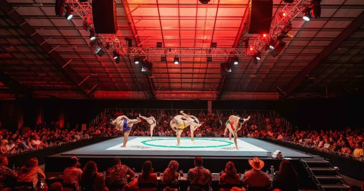 Sumo and Sushi in Chicago at The Fields Studios