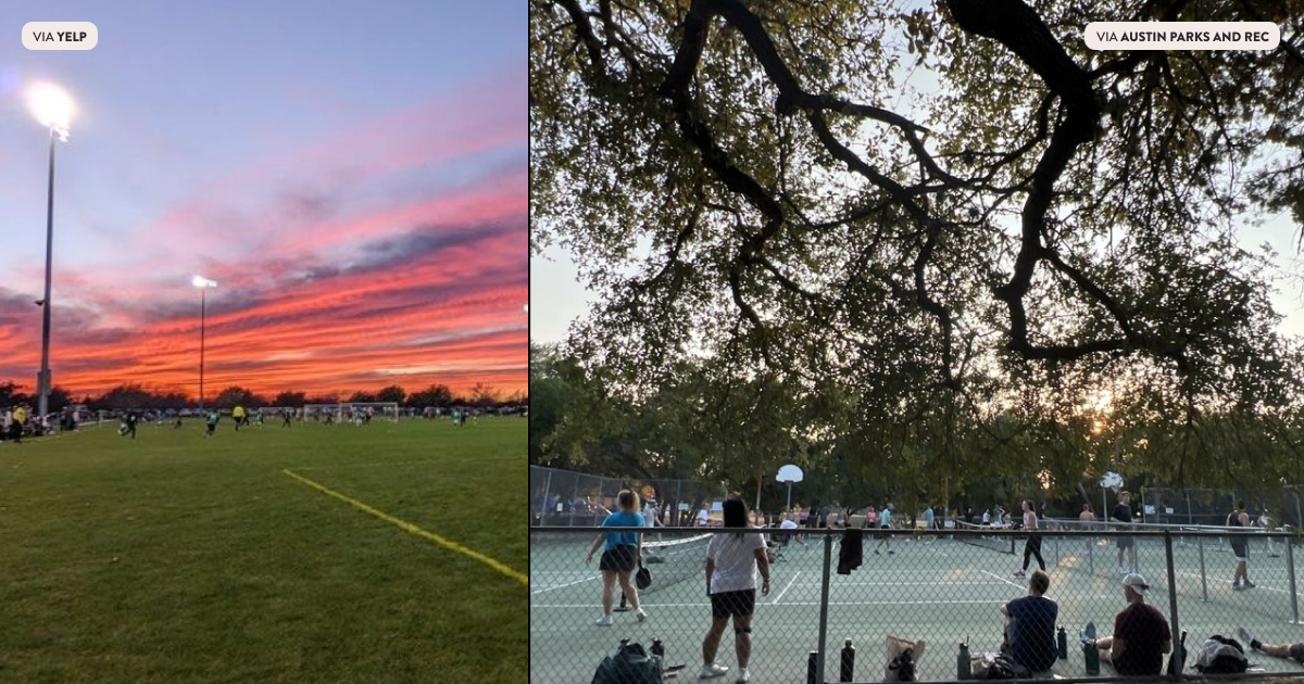 Sport Courts Open At Night In Austin