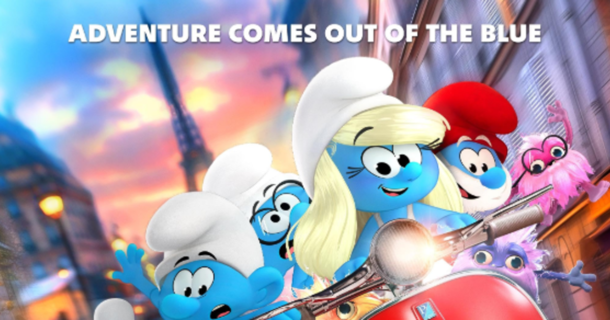 Smurfs in Ennis at Galaxy Drive-In
