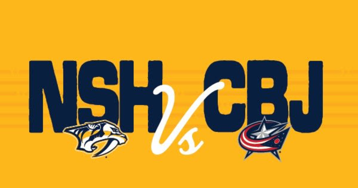 Nashville Predators vs Columbus Blue Jackets in Nashville at