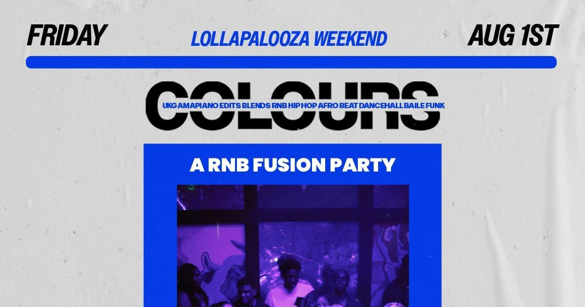 Colours: An RnB Fusion Party ft. DJ Nico in Chicago at Never Have I