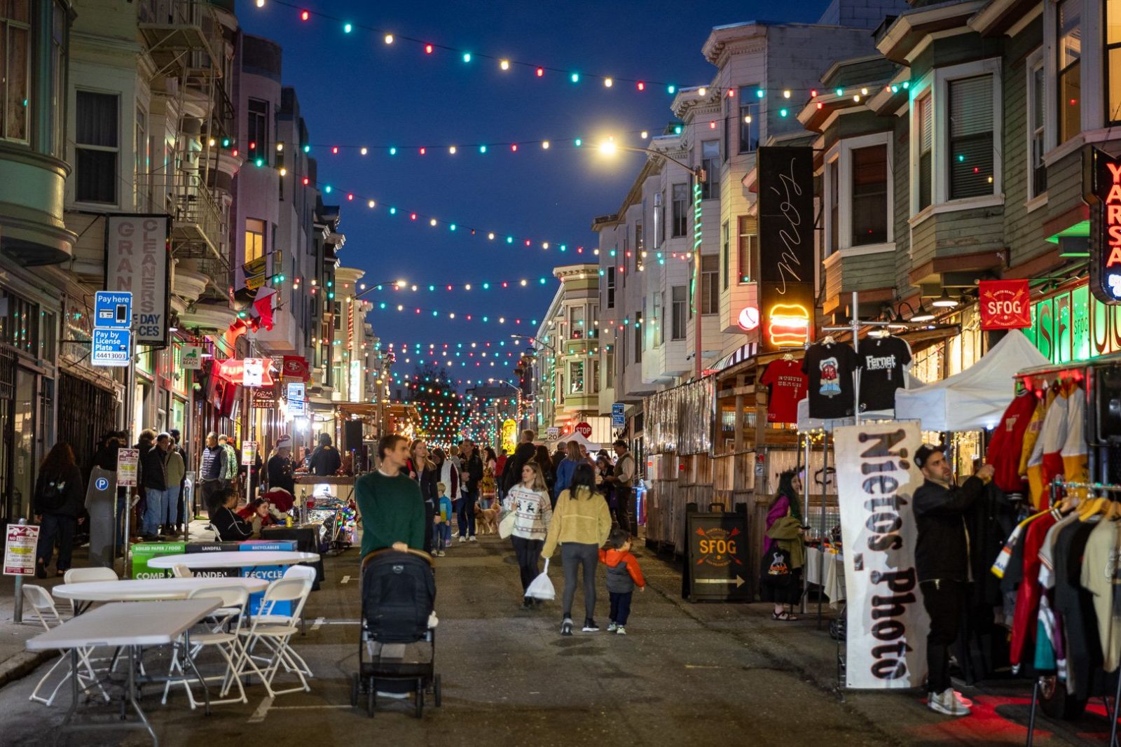 Summer Daze Night Market in San Francisco at North Beach