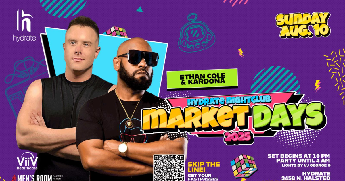Ethan Cole & Kardona Market Days 2025 in Chicago at Hydrate