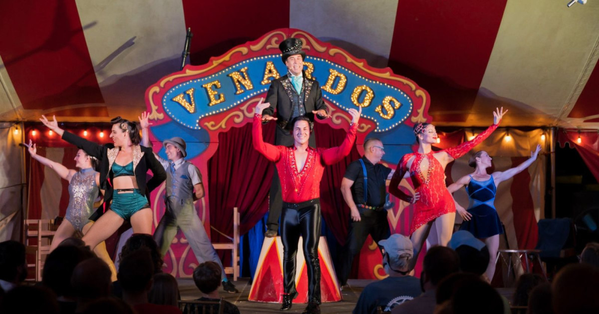 The Venardos Circus in Louisville at TurfMutt Great Lawn