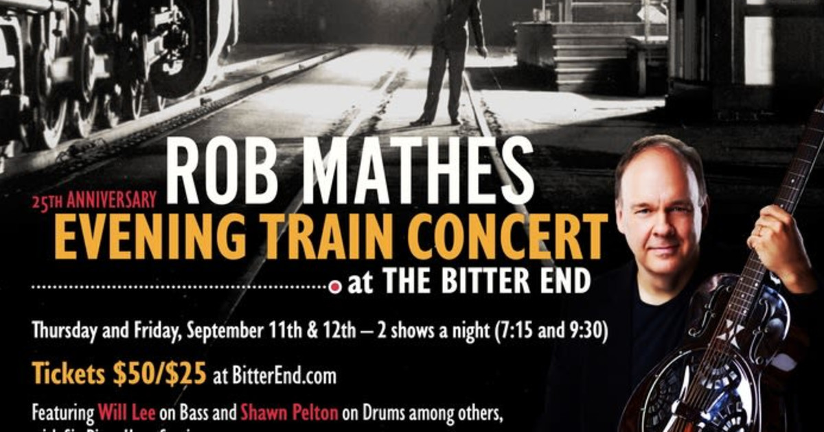 Rob Mathes 25th Anniversary Evening Train Concert in New York at