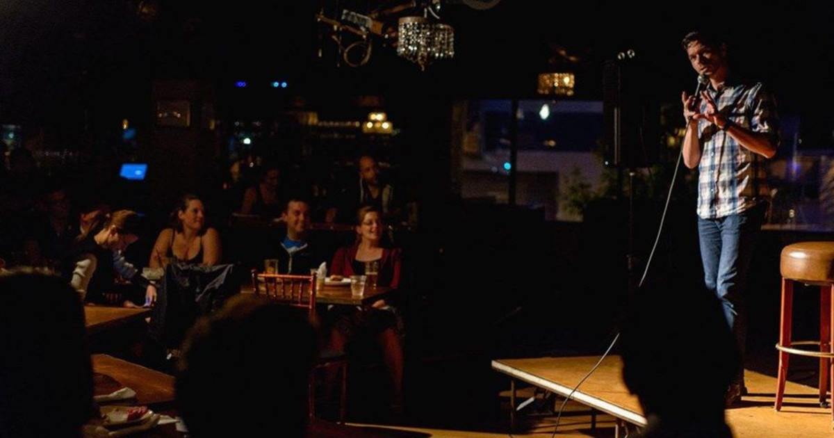 Comedian Drew Barth in Seattle at Laughs Comedy Club