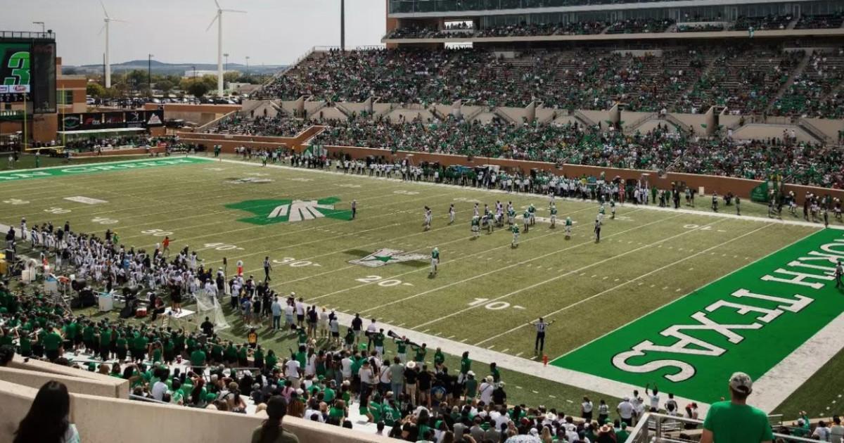 UNT Football vs South Alabama in Denton at DATCU Stadium