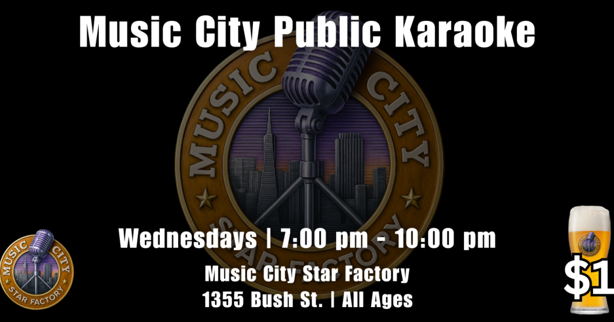 Public Karaoke at Music City Star Factory in San Francisco at