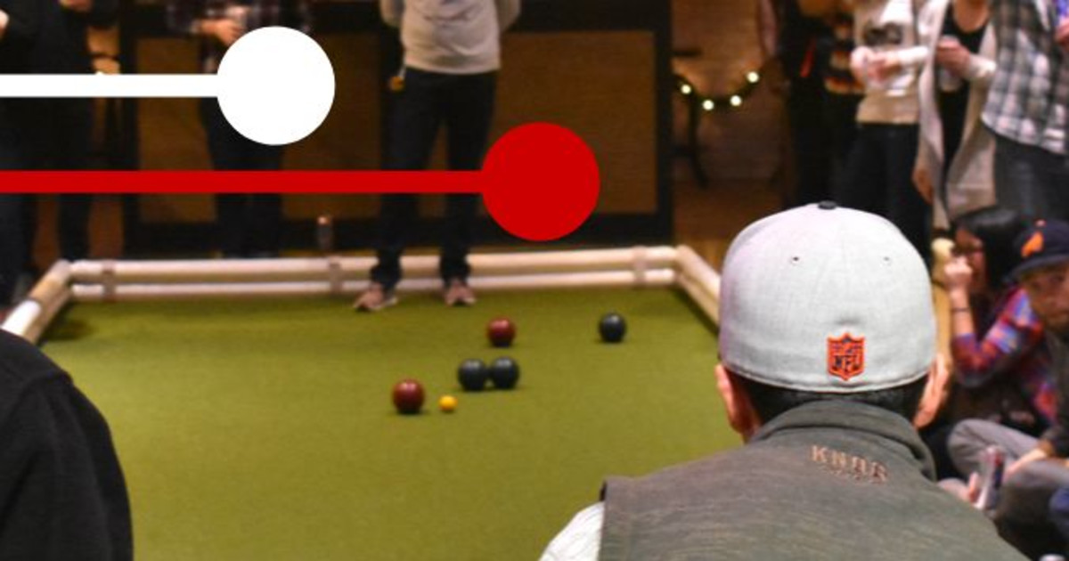 Tuesday Night Bocce League Opening Night in Chicago at Chop Shop