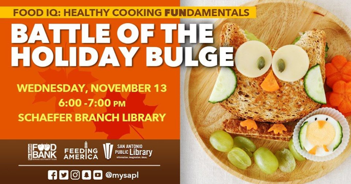 Food Iq: Healthy Cooking Fundamentals in San Antonio at Schaefer