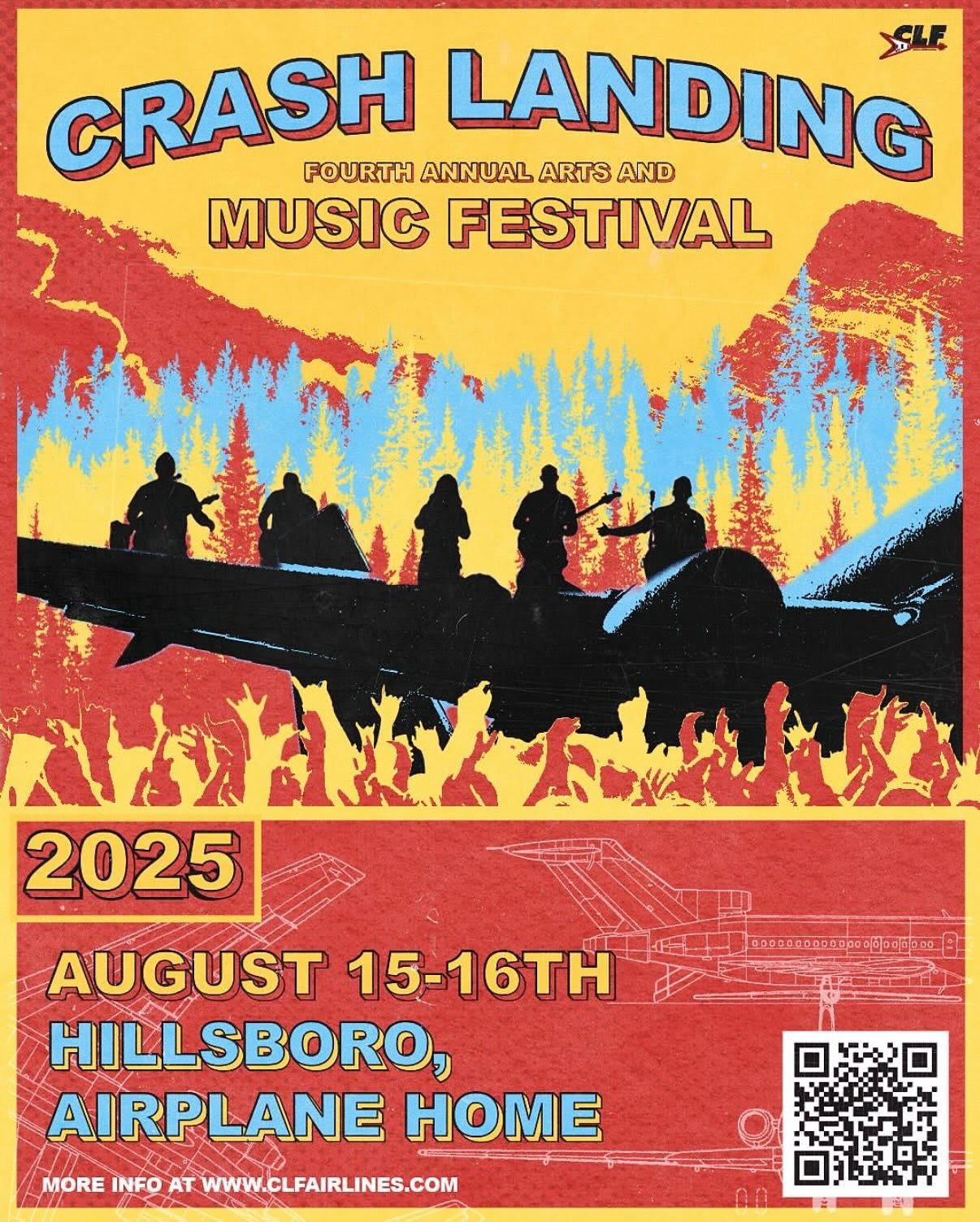 Crash Landing Music Festival in Hillsboro at Airplane Home