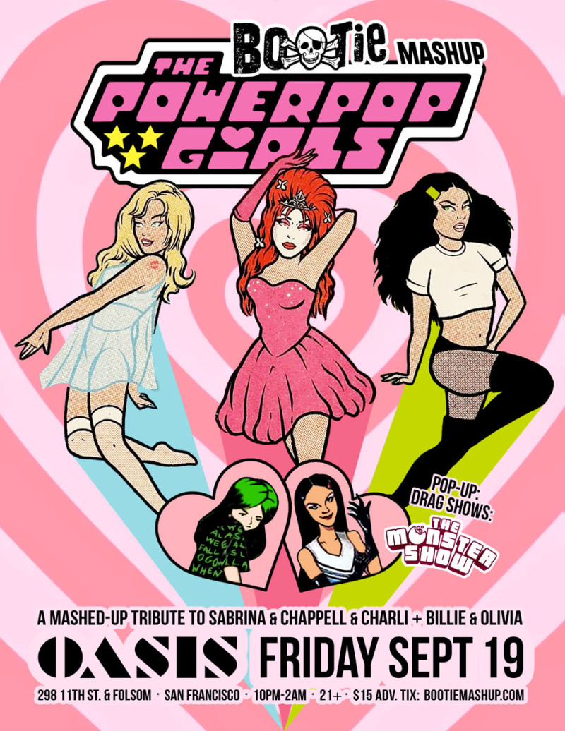 The PowerPop Girls: Sabrina, Chappell, Charli + Billie, Olivia