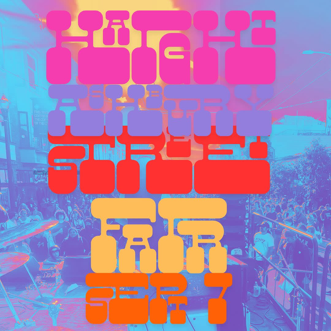 Haight Ashbury Street Fair in The Bay Area at Haight Street