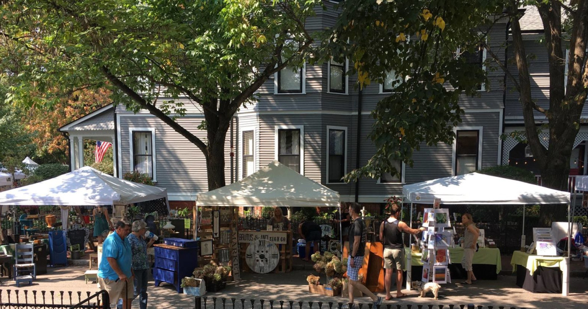 Lockerbie Square Street Market & Yard Sales in Indianapolis at