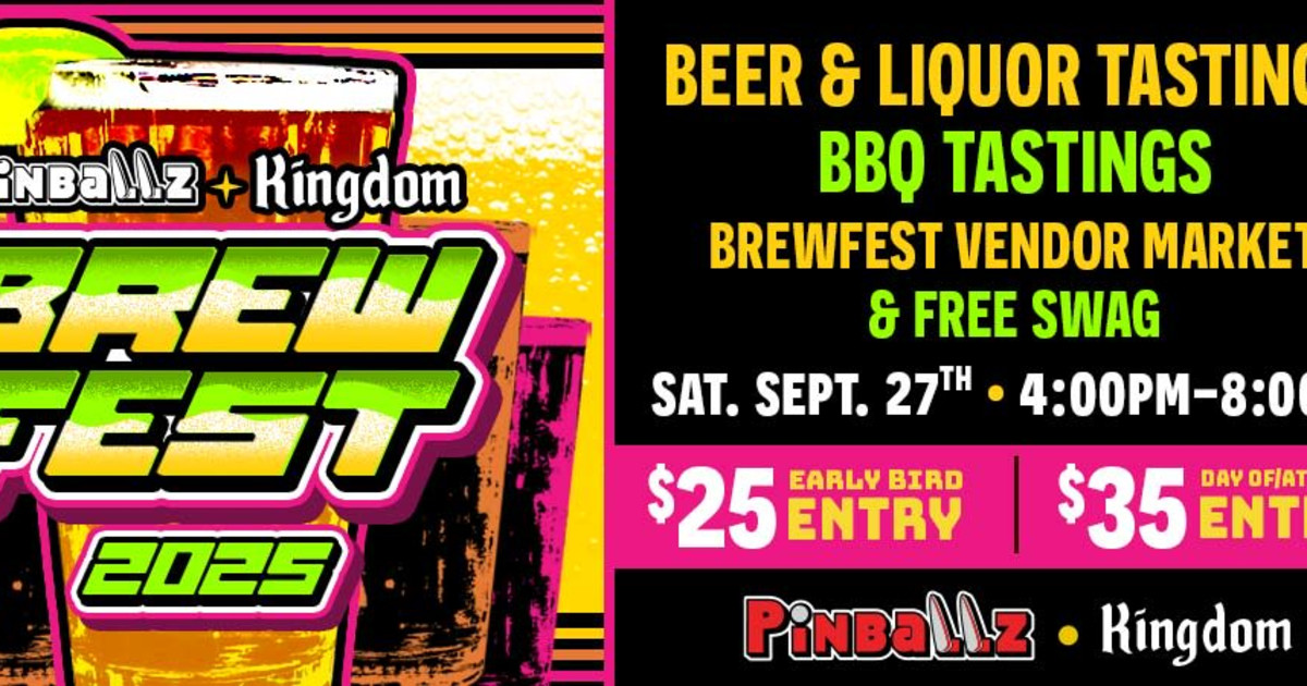 Fall Brewfest at Pinballz Kingdom in Buda at Pinballz Kingdom