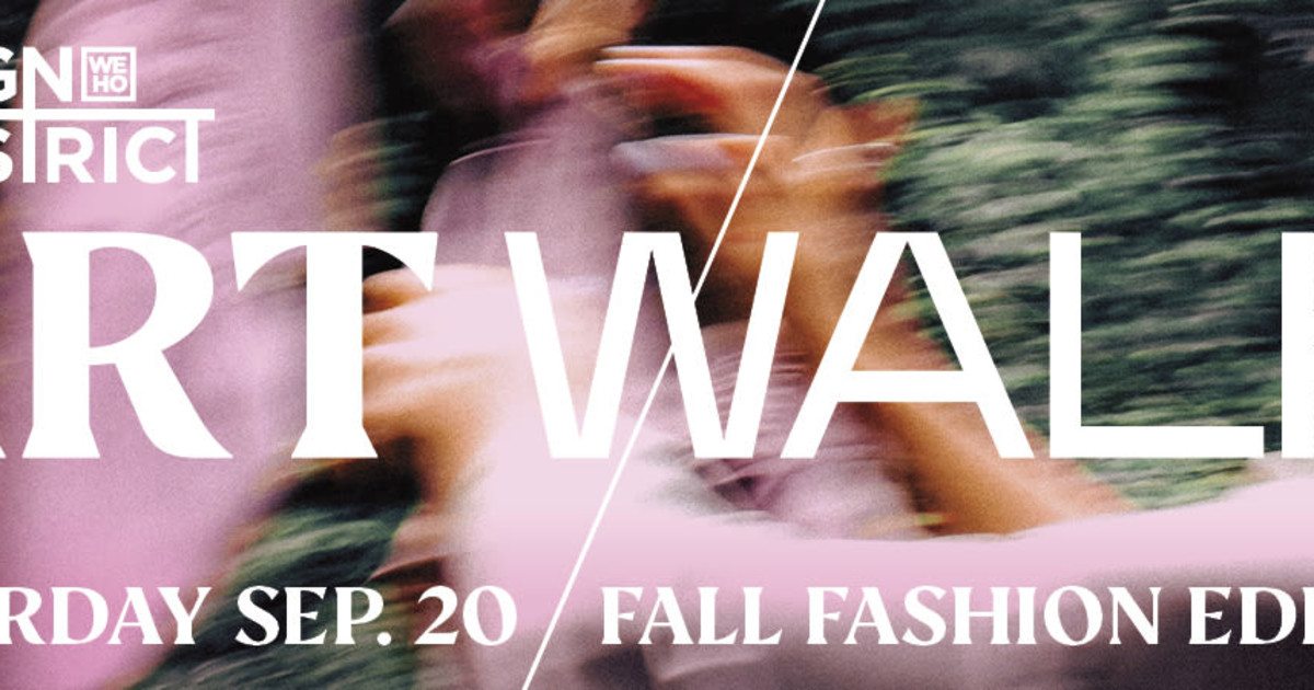 Artwalk Fall Fashion Edition in Los Angeles at West Hollywood