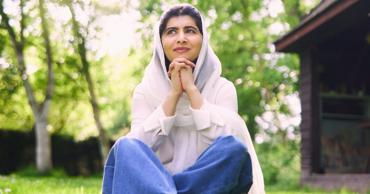 Malala Yousafzai in San Francisco at Palace of Fine Arts