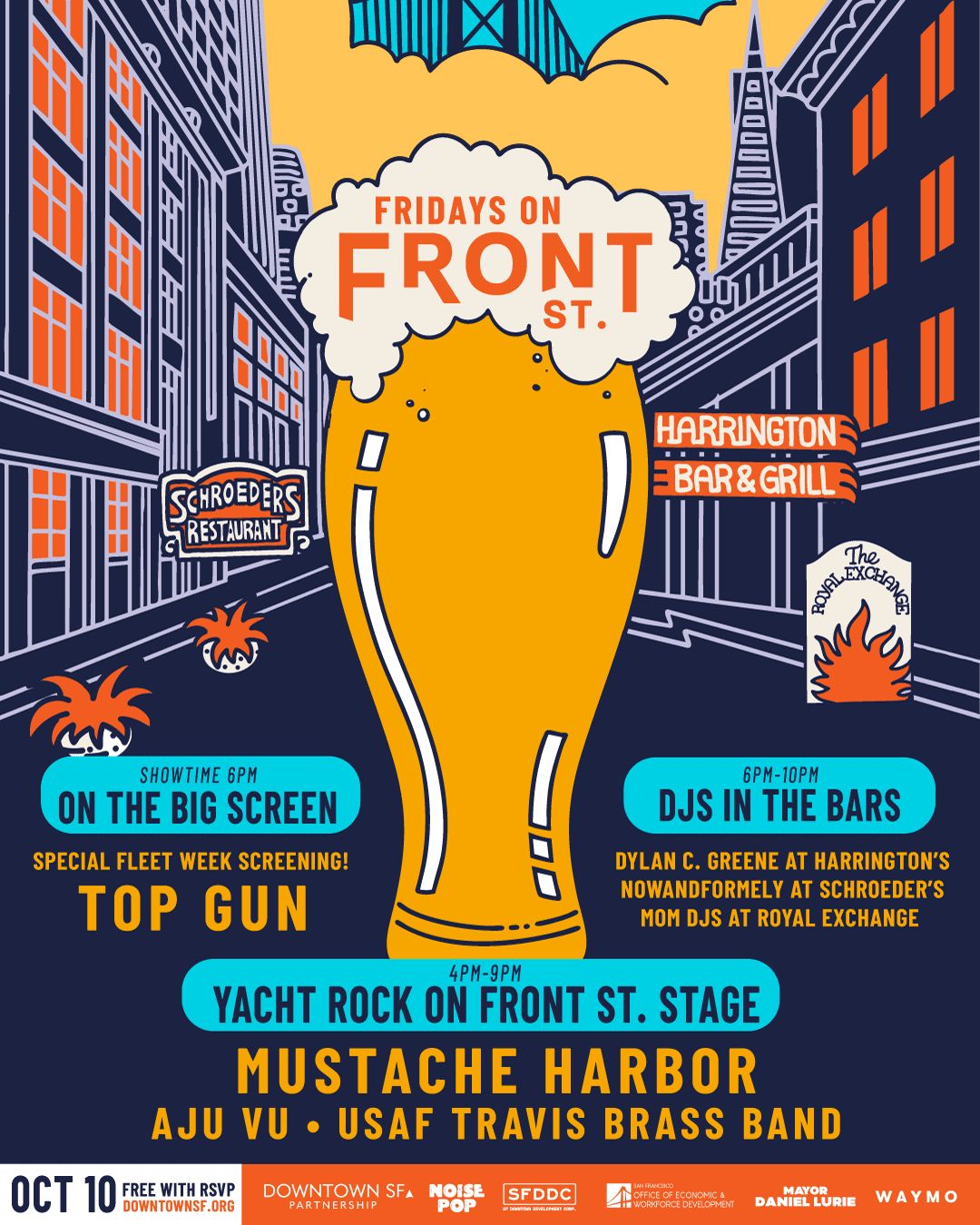 Fridays on Front St. - Yacht Rock Block Party in San Francisco at