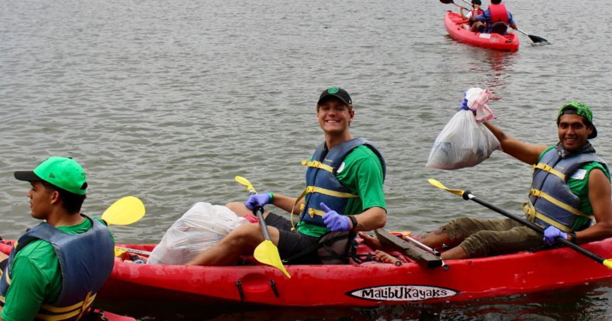 Clean Lady Bird Lake in Austin at Lady Bird Lake
