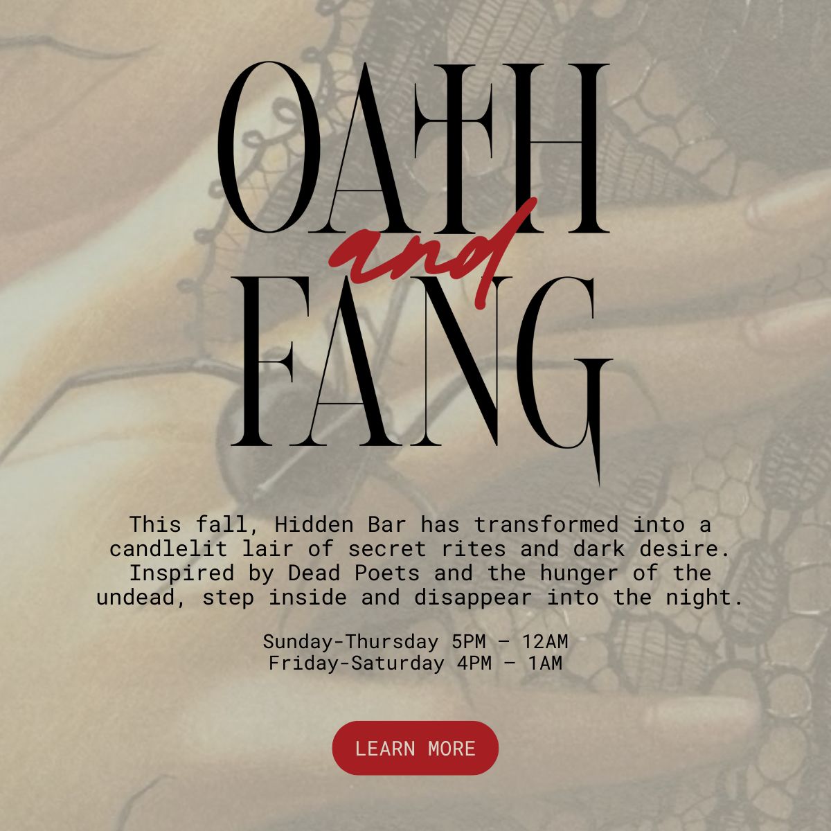 Oath and Fang: A Hidden Bar Experience in Nashville at Noelle
