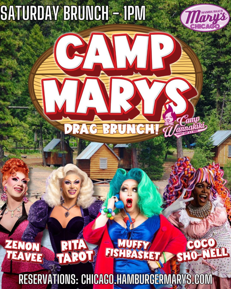 Saturday Drag Brunch in Chicago at Hamburger Mary's