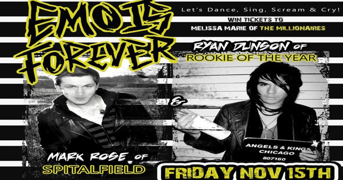 Emo is Forever! Feat. Mark Rose & Ryan Dunson in San Antonio at