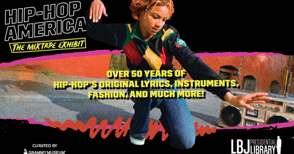 Hip Hop Exhibit Opening Day in Austin at LBJ Presidential Library