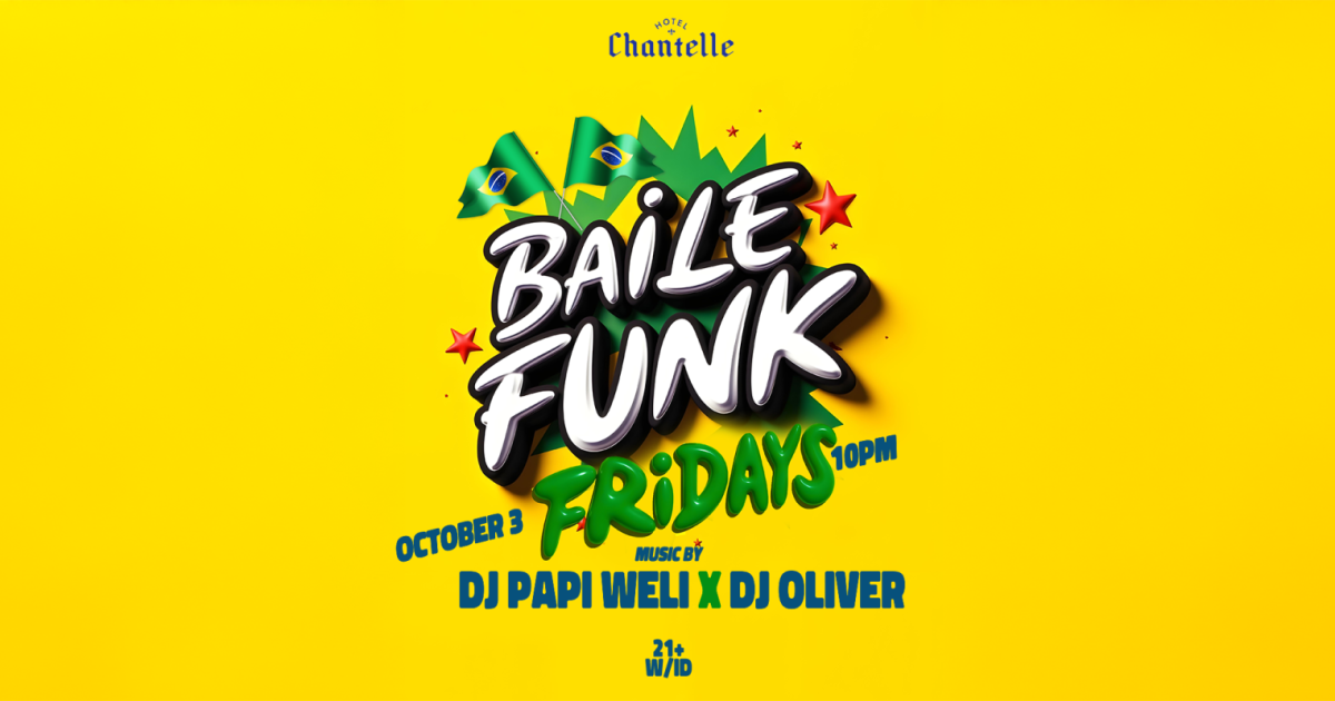 Baile Funk Fridays NYC | Brazilian Funk Party at Hotel Chantelle