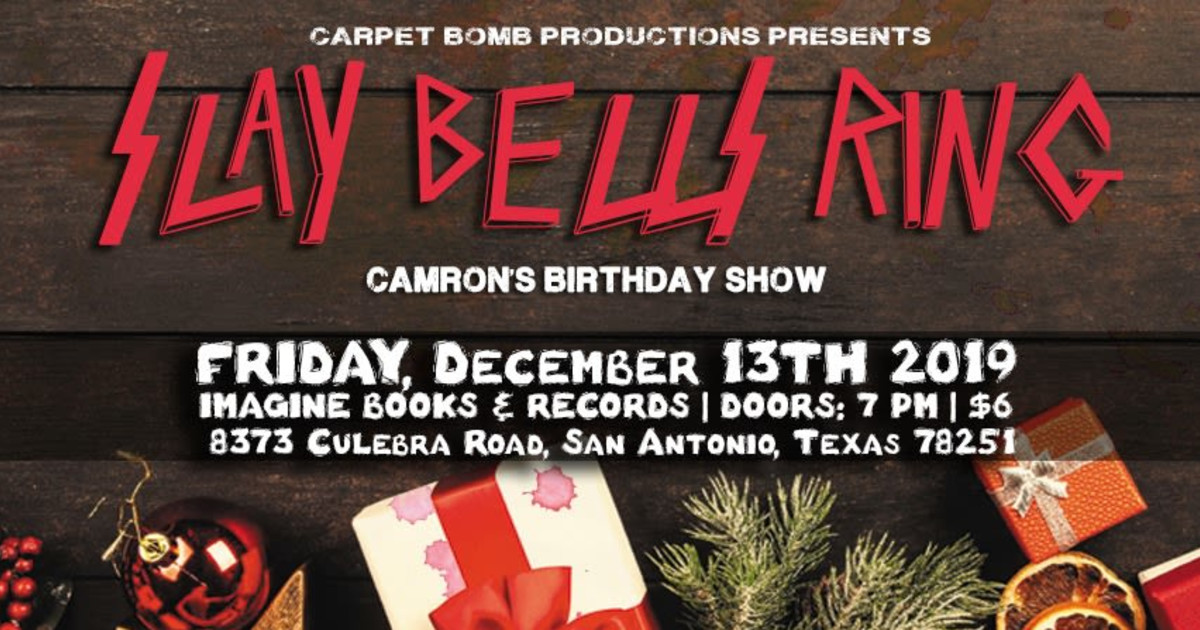 Slay Bells Ring in San Antonio at Imagine Books & Records