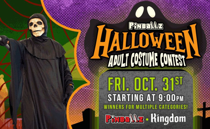 2025 Adult Halloween Costume Contest | Pinballz Kingdom in Buda