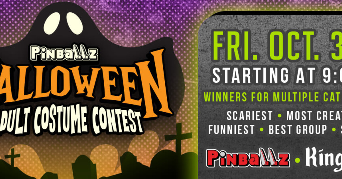 2025 Adult Halloween Costume Contest | Pinballz Kingdom in Buda