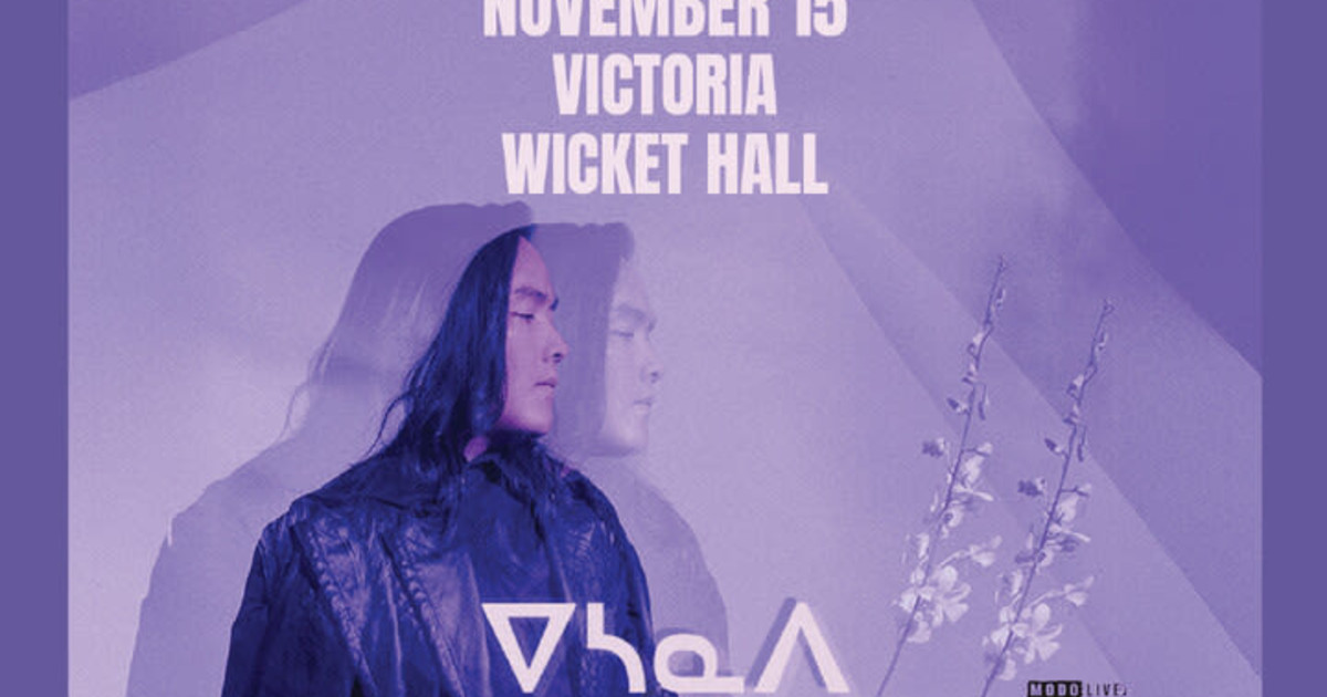 Aysanabee, The Way We’re Born Tour in Victoria at Wicket Hall