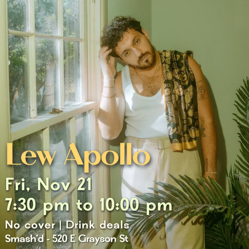 Lew Apollo in San Antonio at Smash'd