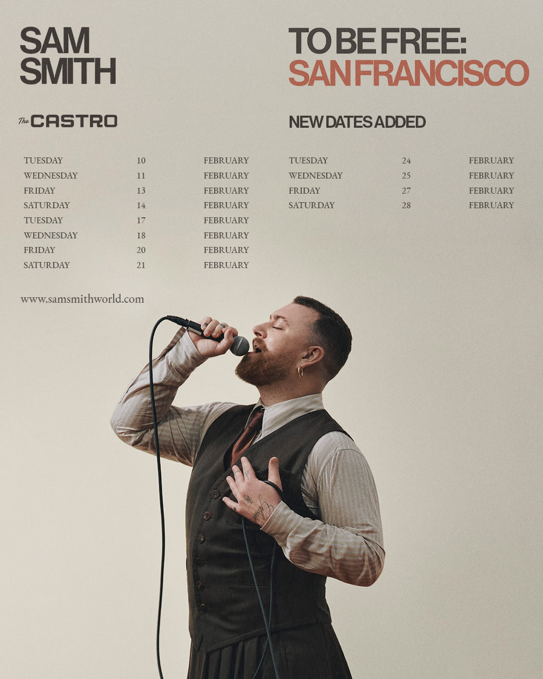 Sam Smith in San Francisco at The Castro