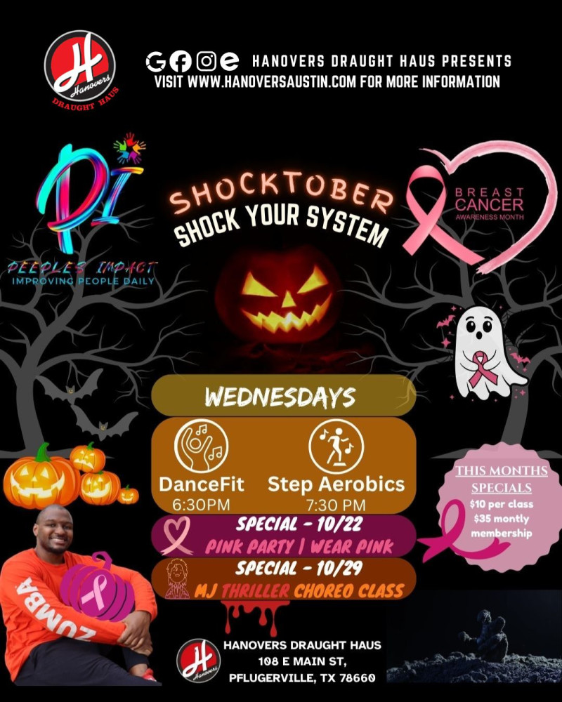 Peeples Impact: Zumba + Step Aerobics Class at Hanovers