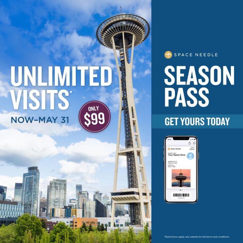 Space Needle - Season Pass in Seattle at Space Needle