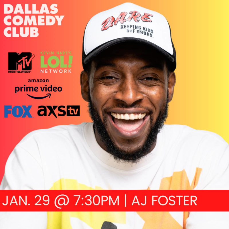 AJ Foster in Dallas at Dallas Comedy Club
