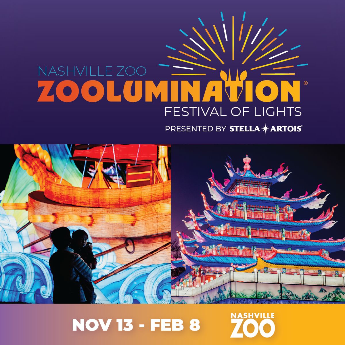 Zoolumination in Nashville at Nashville Zoo at Grassmere