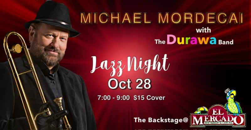 Jazz Artist MICHAEL MORDECAI headlines The Backstage with