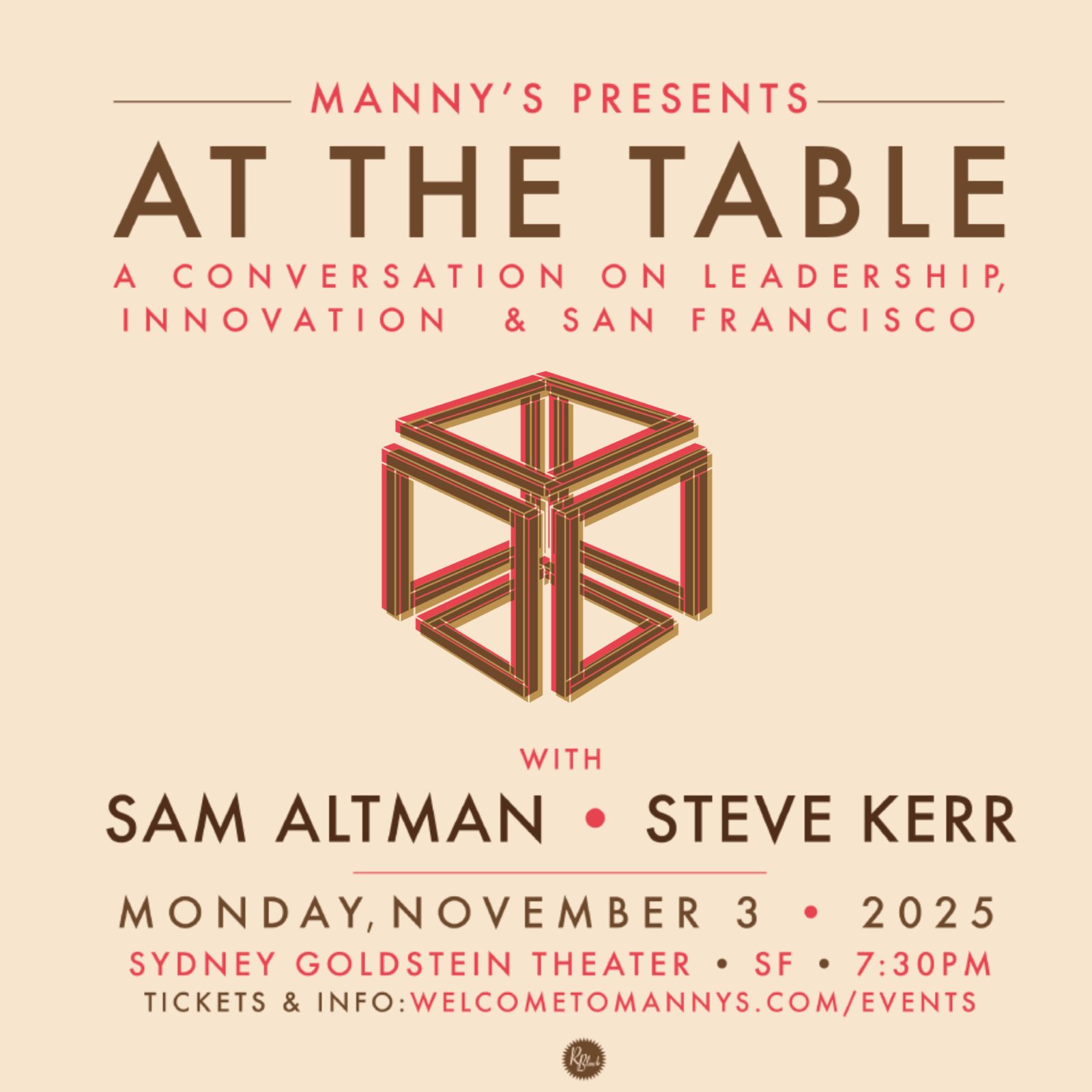 At the Table with Sam Altman + Steve Kerr In Conversation in San