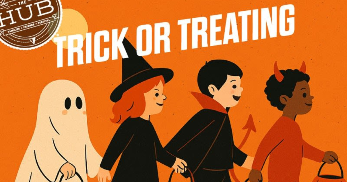 Trick or Treating in Allen at The HUB