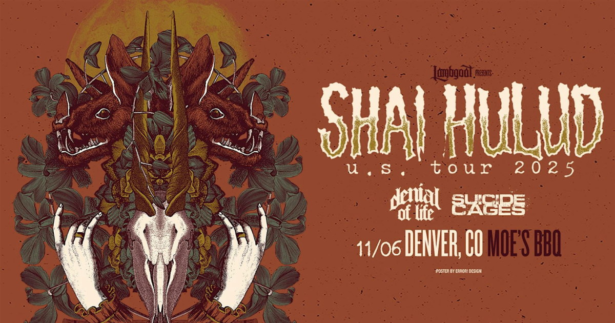Shai Hulud w/ Denial of Life, Suicide Cages in Englewood at Moe's