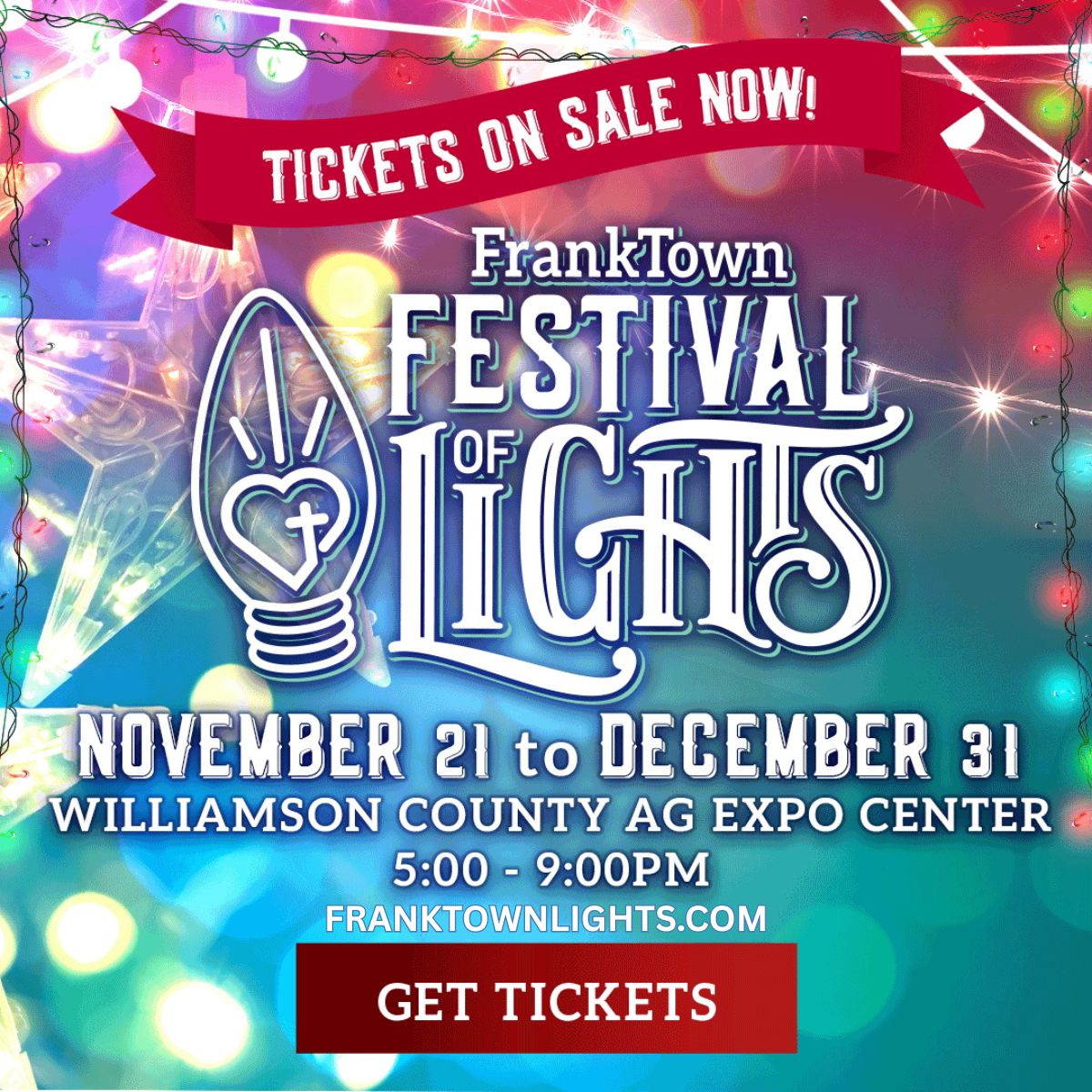 FrankTown Festival of Lights in Nashville at Williamson County