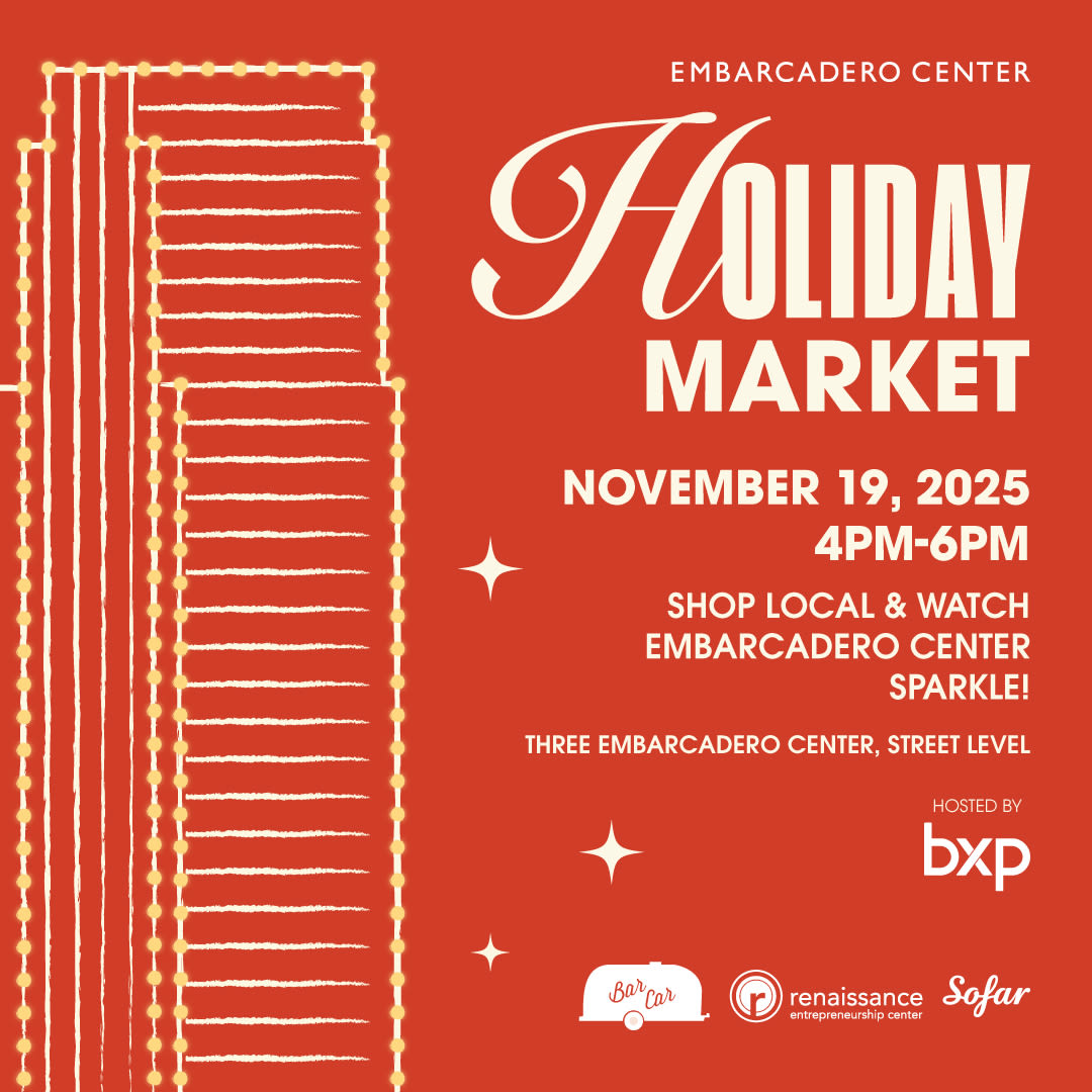 Holiday Market at Embarcadero Center in San Francisco at
