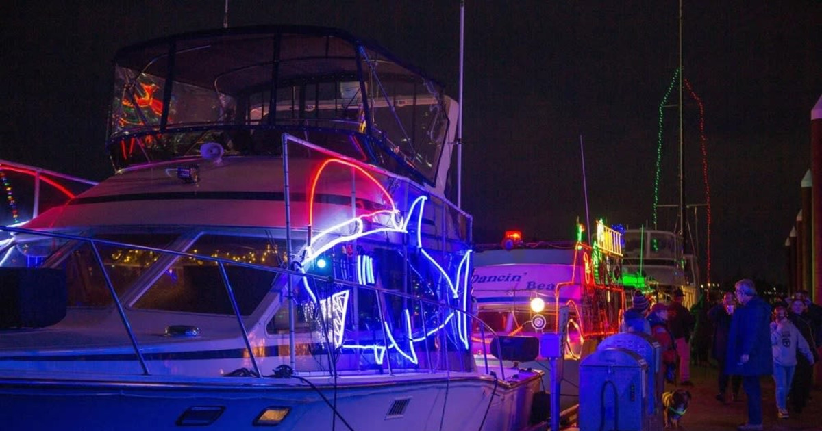 Christmas Ships Parade in Portland at Portland, OR