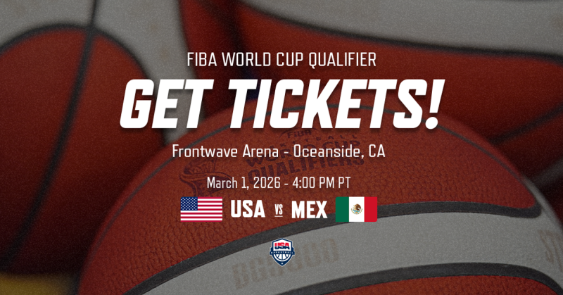 USA Basketball World Cup Qualifier Games USA vs Mexico in