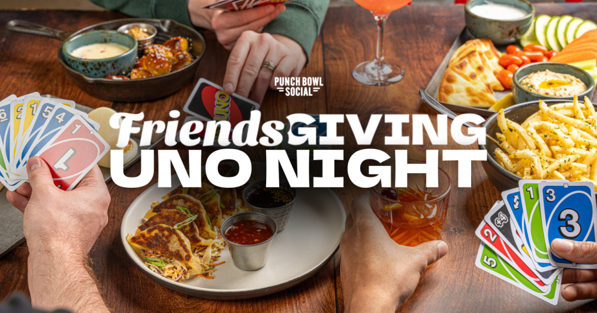 Friendsgiving UNO Night in Denver at Punch Bowl Social